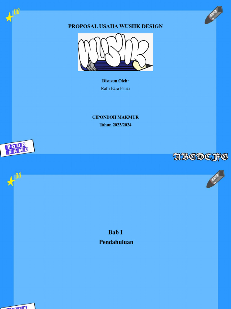 Proposal WUSK DESIGN | PDF