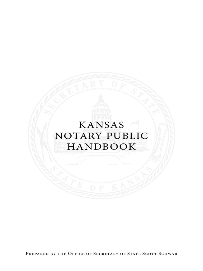 Notary Hand Book | PDF | Notary Public | Power Of Attorney