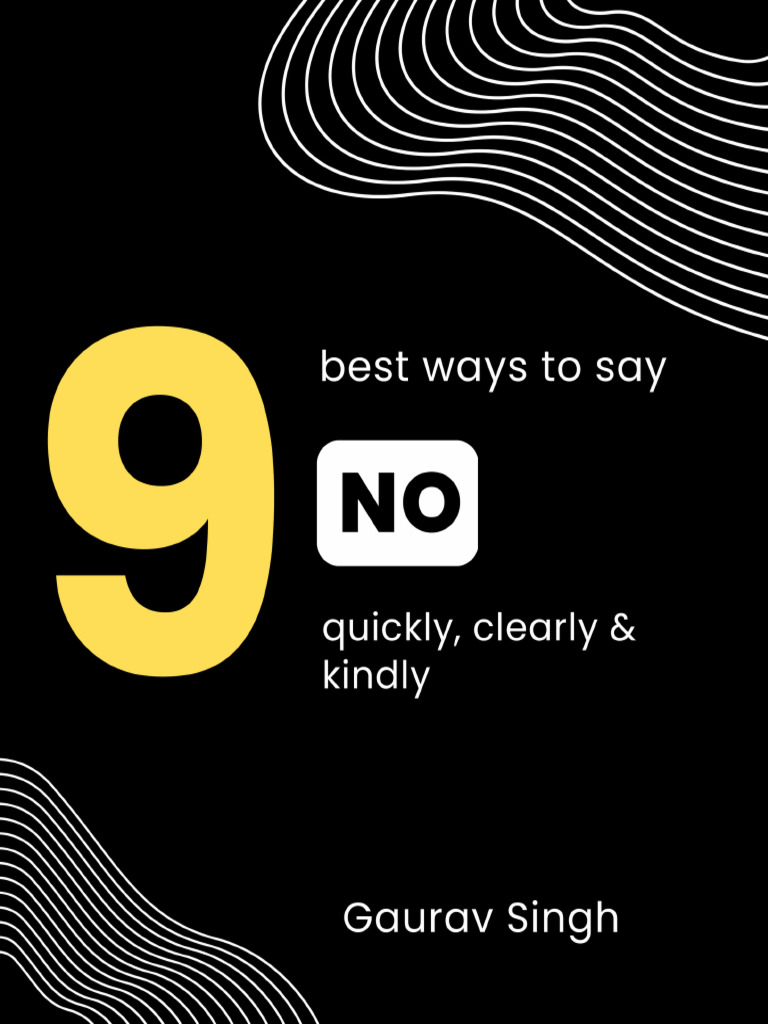 9 Best Ways To Say NO | PDF