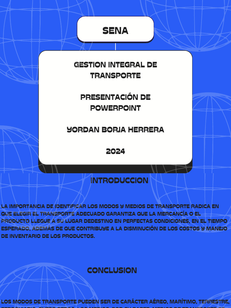 Presentación de PowerPoint. | PDF | Transporte | Transporte ferroviario
