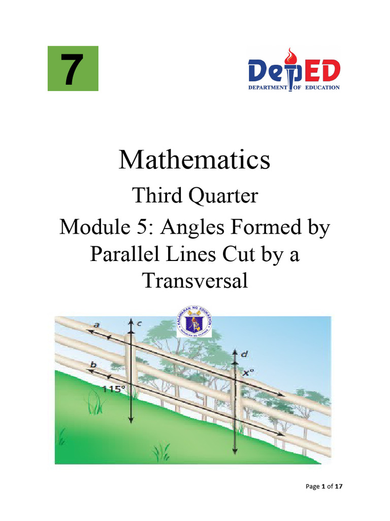 Math 7 - Quarter 3 - Module 5 | Download Free PDF | Angle | Euclidean ...