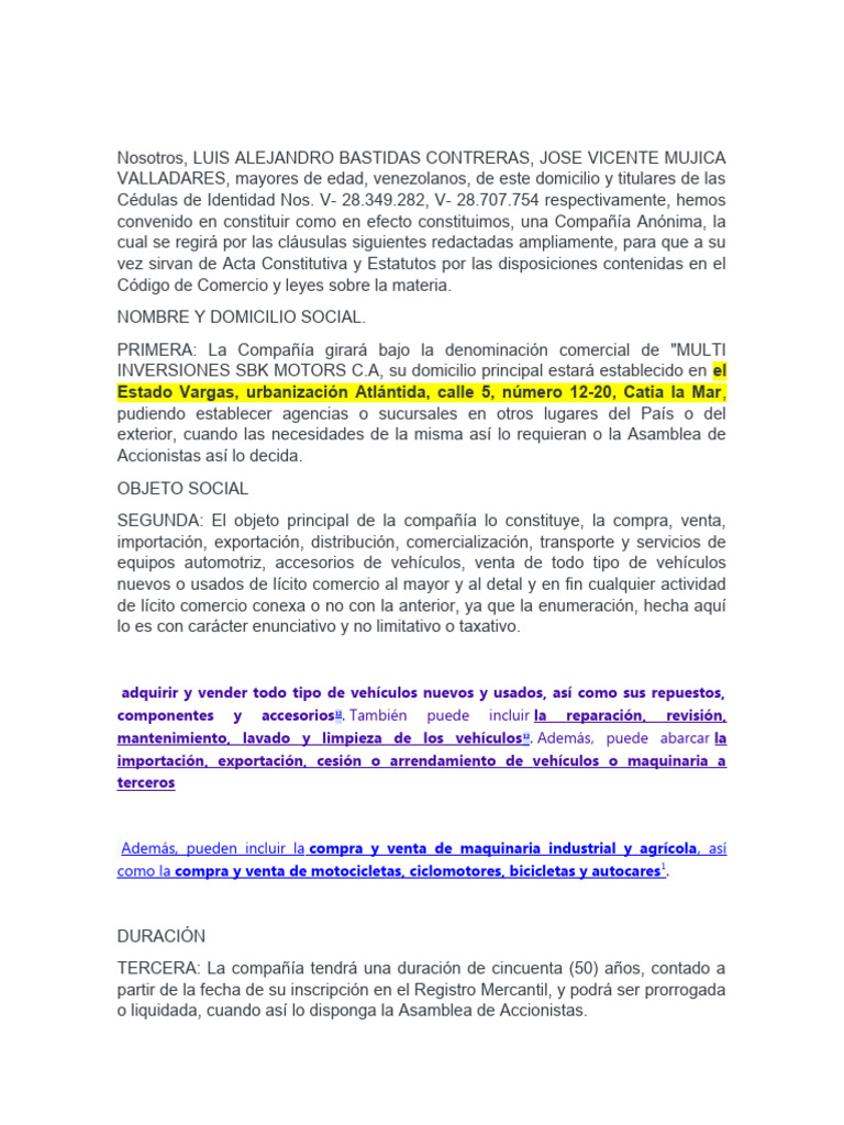 VICTORIA GAMEZ Inpreabogado N | PDF | Compartir (Finanzas) | Dividendo