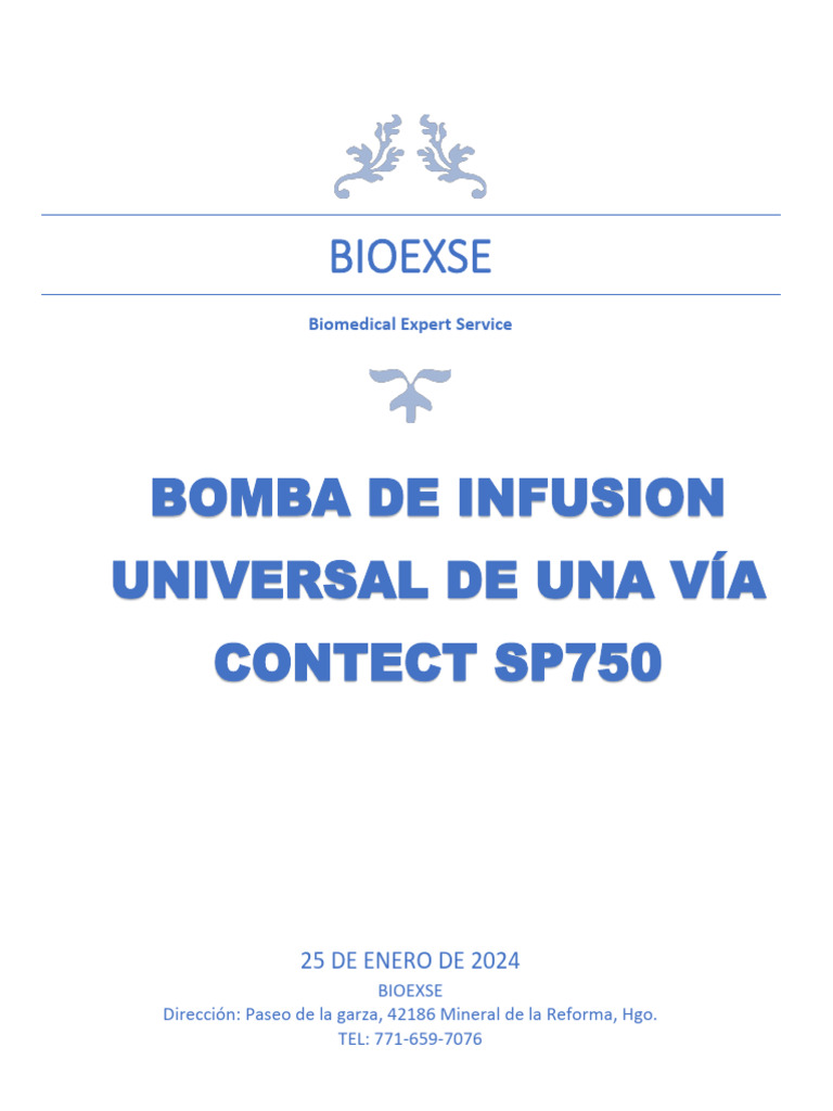 BF Contec SP750 | PDF