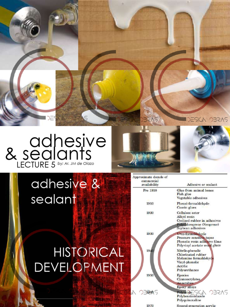 Adhesives and Sealants | PDF | Adhesive | Lamination
