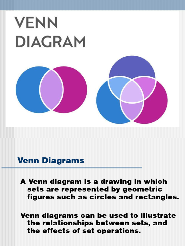 Venn Diagram | Download Free PDF | Mathematical Concepts | Mathematics