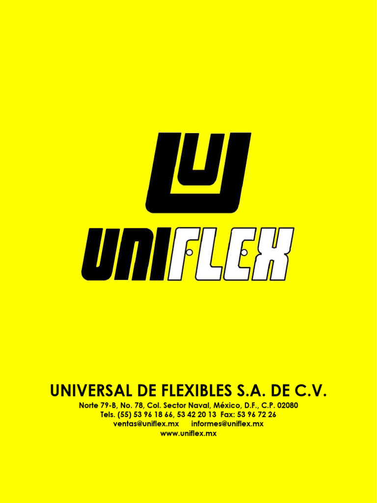 Catalogo Uniflex | PDF | Pipe (Fluid Conveyance) | Pressure