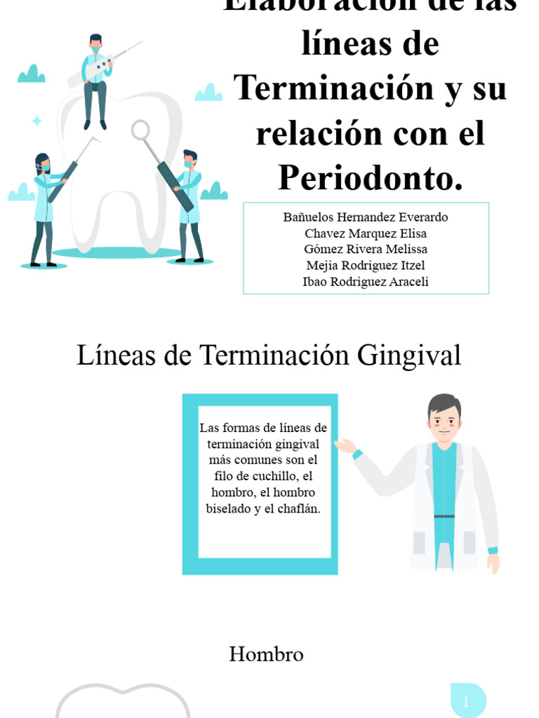 Elaboración de Las Líneas de Terminación y Su Relación Con El ...