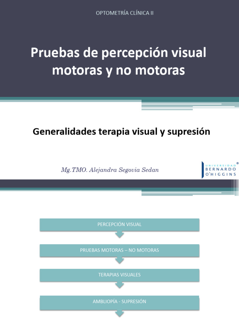 Clase 7 Terapia Visual | PDF | Electrodinámica | Sistema nervioso