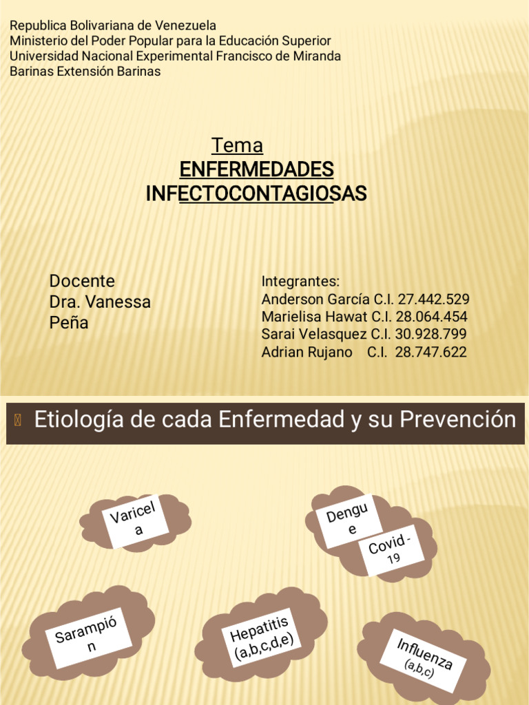 Enfermedades Infectocontagiosas | PDF