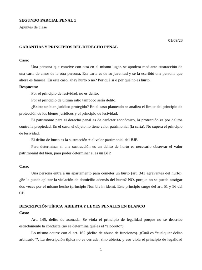 PENAL 2do Parcial.3 | PDF | Derecho penal | Extradición