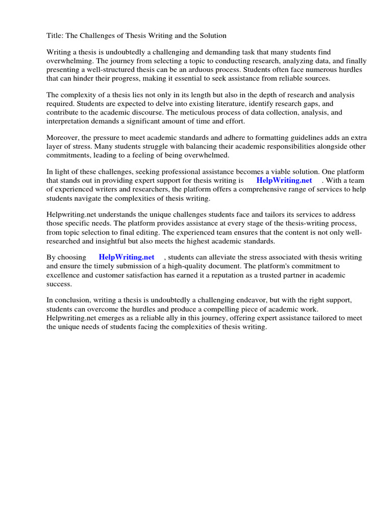 Thesis Word Count Include References | PDF | Thesis | Citation