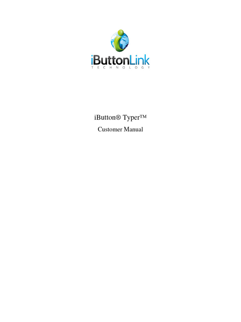 I Button Typer | PDF | Usb | Computer Keyboard