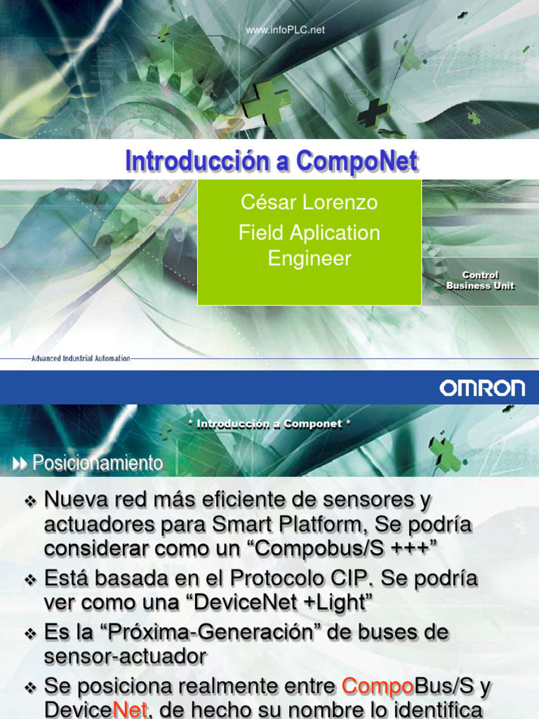infoPLC Net Introduccion CompoNet | PDF | Topología de la red | Poco