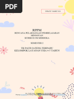 2025 2026 Program Semester TK PAUD Jateng | PDF