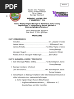 Barangay Assembly Post Activity Report Template | PDF