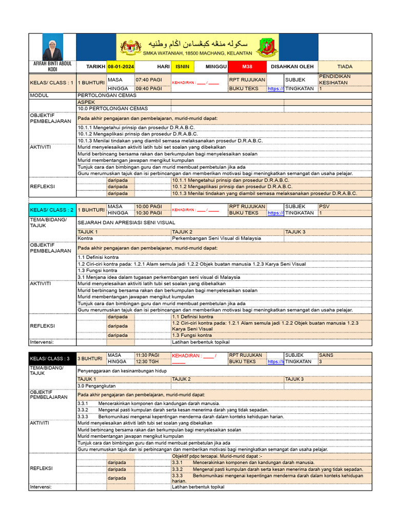 M38 F4 EXAM ISNIN - Google Sheets | PDF