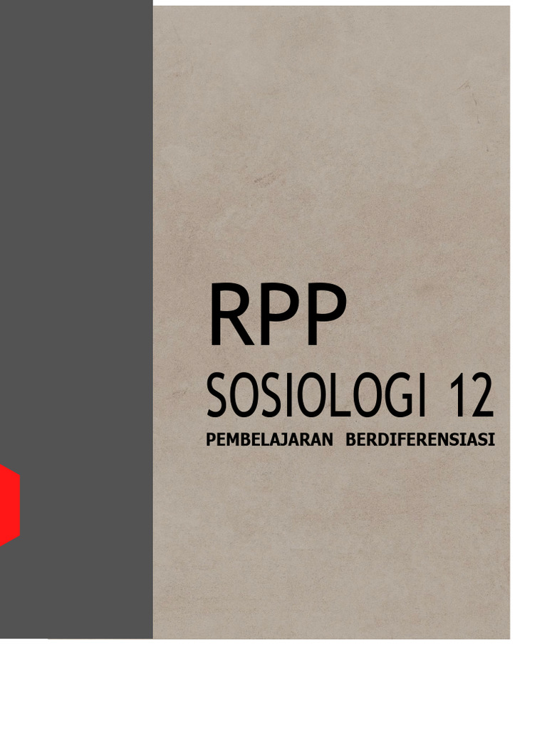 RPP Berdefensiasi Sosiologi | PDF | Karier & Perkembangan | Ilmu Sosial