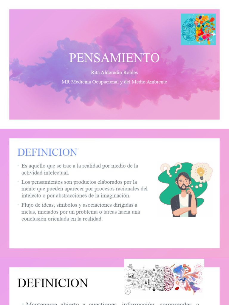 Pensamiento PSQ | PDF | Pensamiento | Mente
