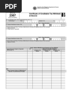 Table of Creditable Withholding Tax Rates | PDF | Withholding Tax ...