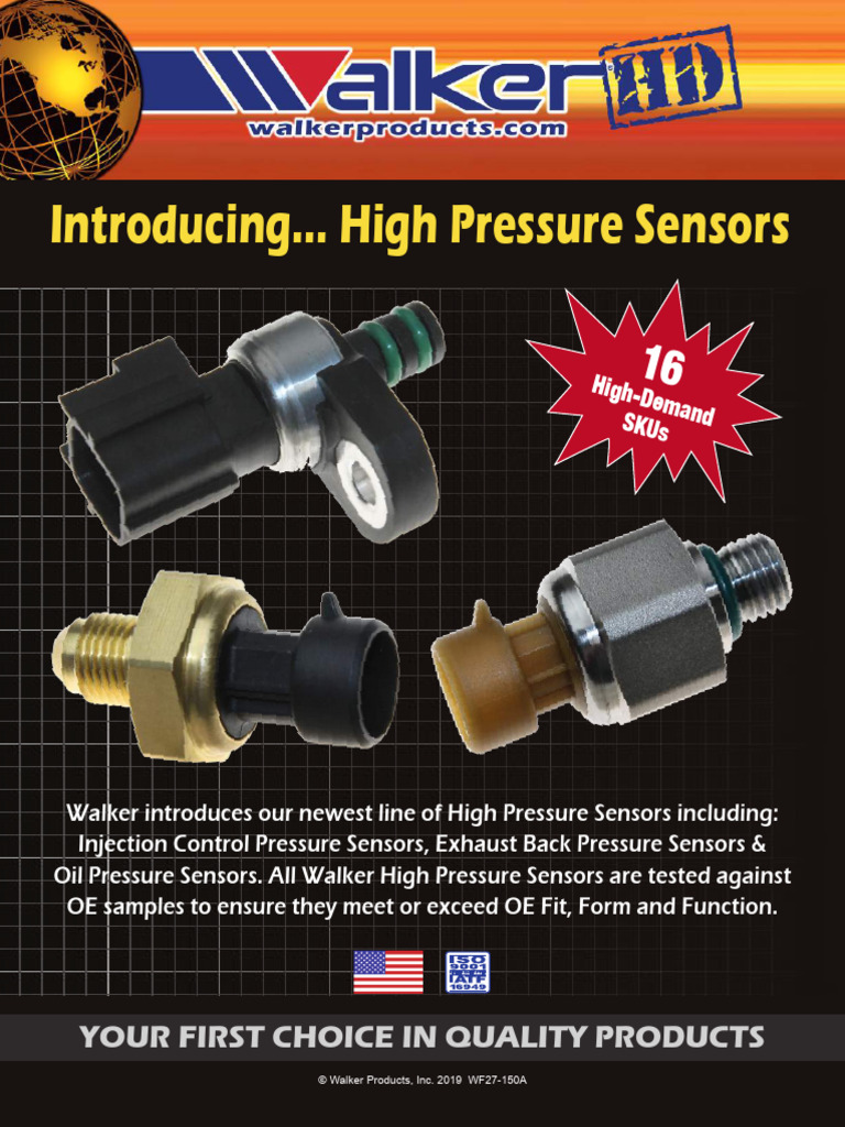 HEAVY DUTY HIGH PRESSURE SENSORS BUYERS GUIDE WF27-150A | PDF | Vehicles | Propulsion