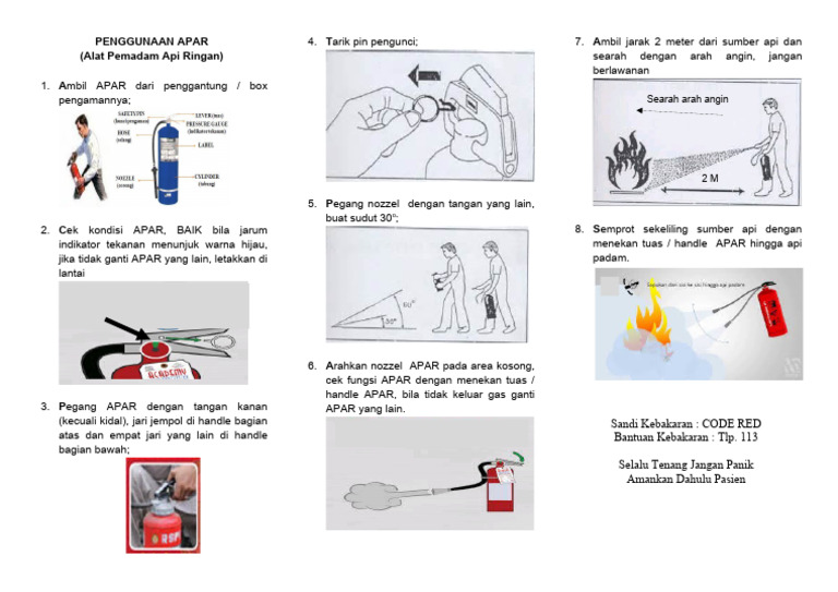 Panduan Penggunaan APAR yang Aman | PDF