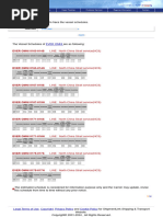 ONE Vessel Schedule for Los Angeles | PDF