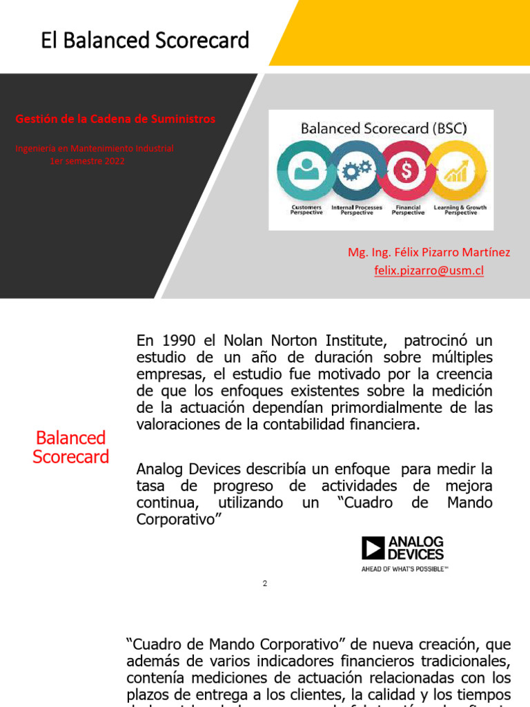Introducción al Balanced Scorecard | PDF | Business | Economias
