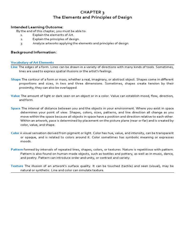 LAS-4-Art-Chapter-3 | PDF | Cognitive Science | Vision
