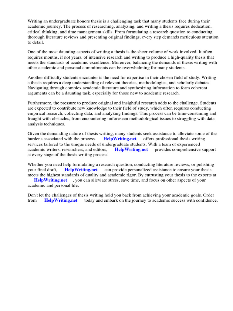 Undergraduate Honors Thesis Uf | PDF | Methodology | Perception