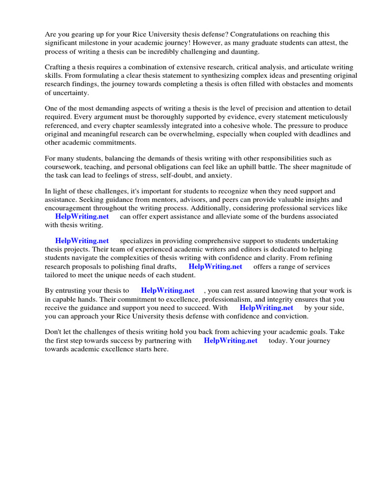 Rice University Thesis Defense | PDF | Thesis | Deep Learning