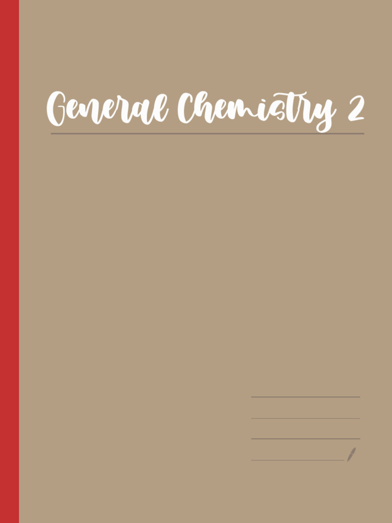 General Chemistry 2 | PDF | Intermolecular Force | Solubility