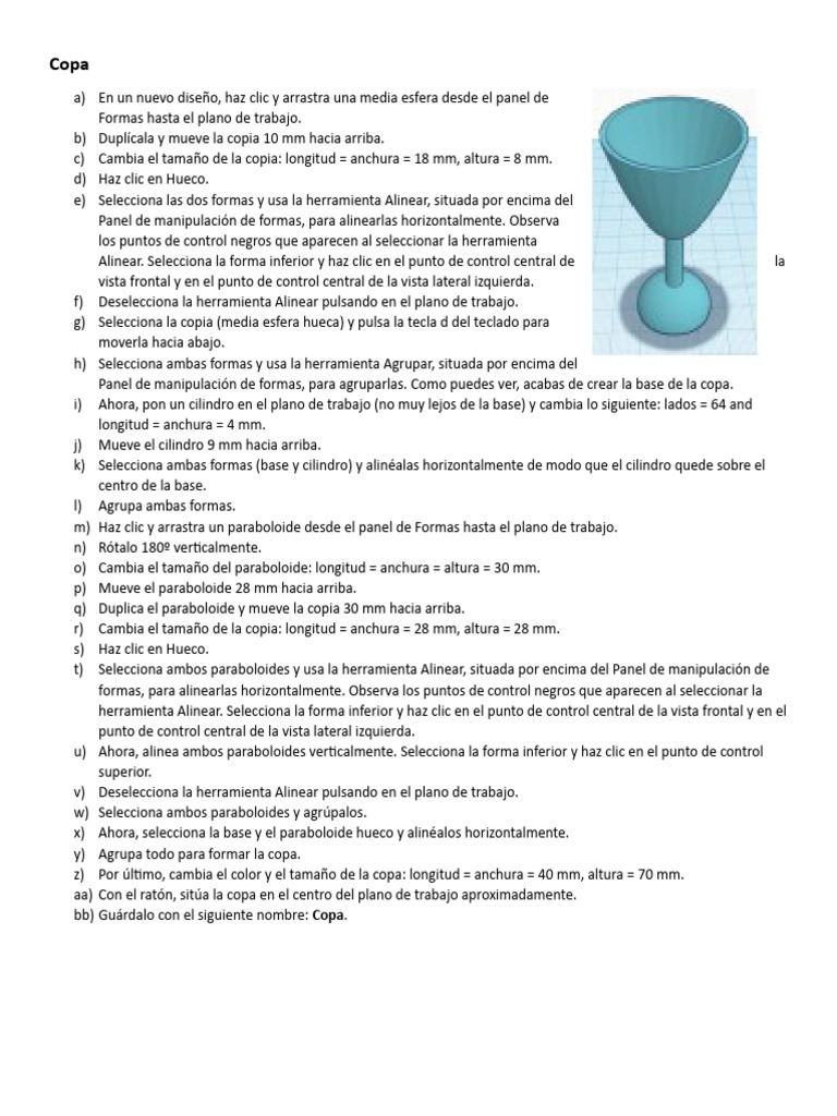 Practica de Copa | PDF | Métodos y materiales de enseñanza