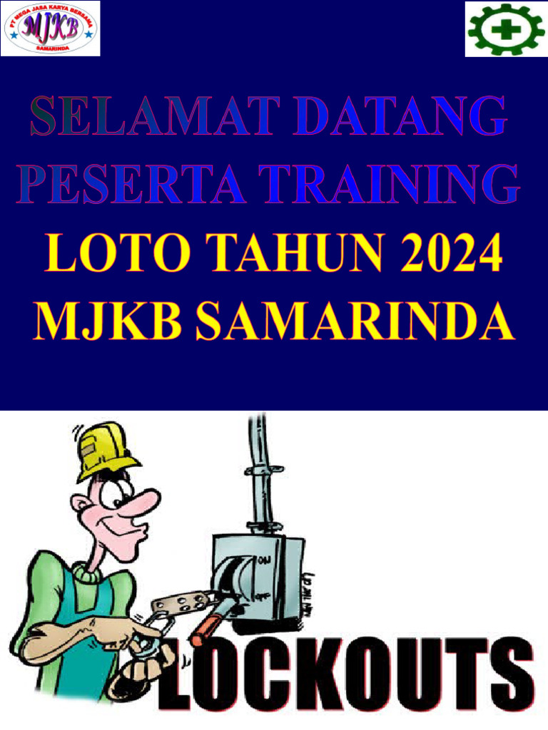 Materi Training LOTO 2024 | PDF