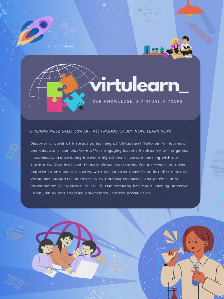 Business ISU Poster - VirtuLearn | PDF