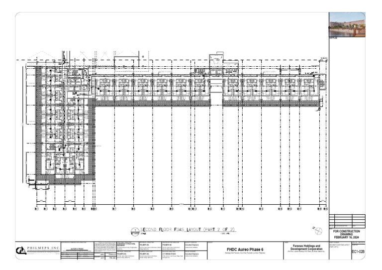 EC1-02B SECOND FLOOR FDAS LAYOUT | PDF | Engineering | Real Estate