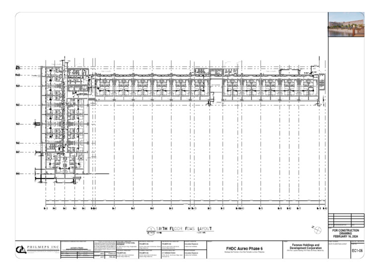 Ec1-06-Sixth Floor Fdas Layout | PDF