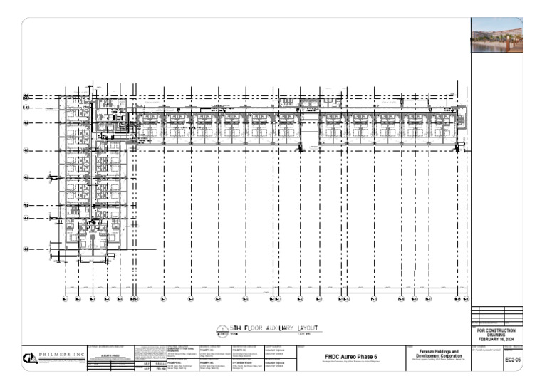 Ec2-05 - Fifth Floor Plan Auxiliary Layout | PDF | Engineering | Real ...