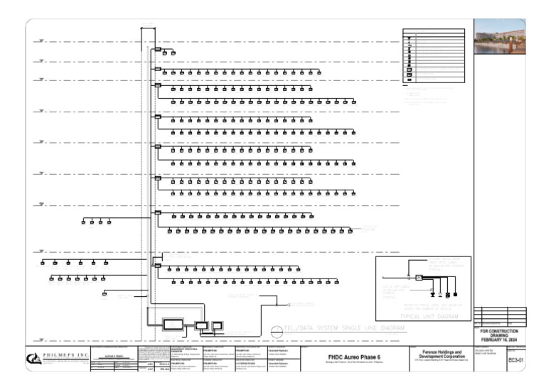 Ec3-01 Tel. - Data Single Line Diagram | PDF | Electrical Components ...