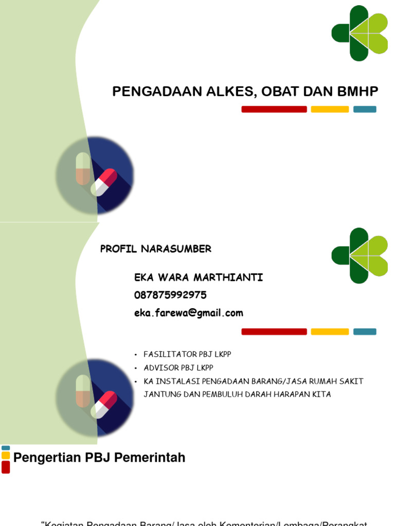 Pengadaan Alkes Obat Dan Bmhp Dengan Metode E Purchasing Pdf