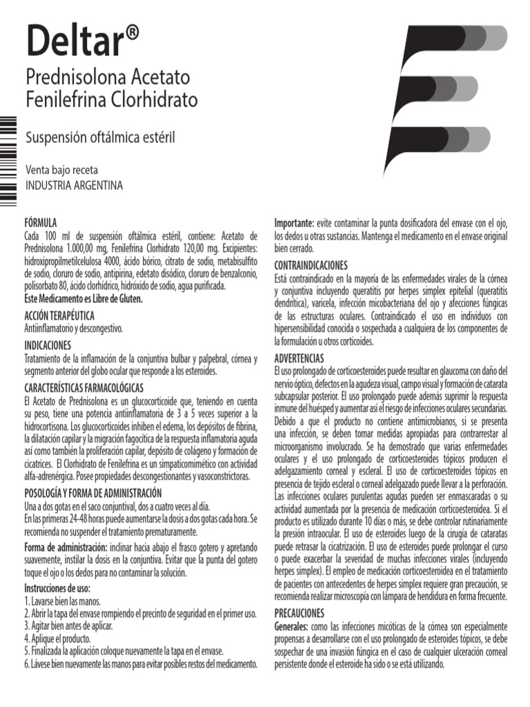 Deltar | PDF | Corticosteroides | Amamantamiento