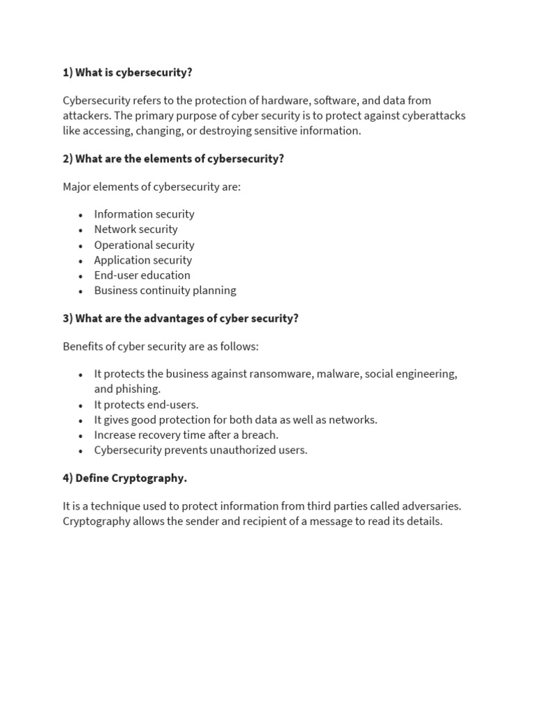 Cyber Security | PDF | Security | Computer Security