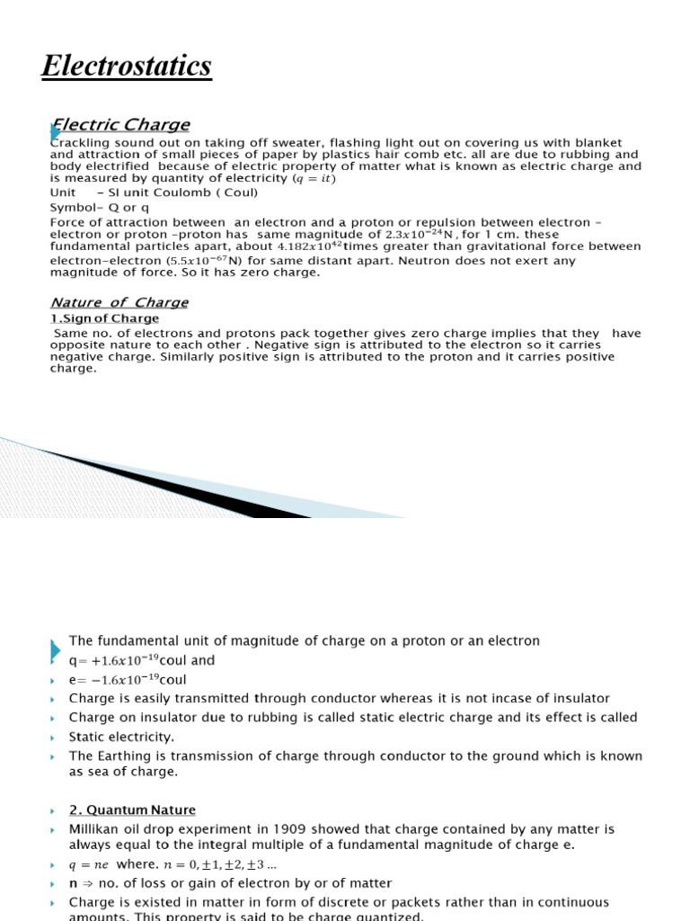 Lecture On Physics Electrostatics | PDF | Capacitor | Electric Field