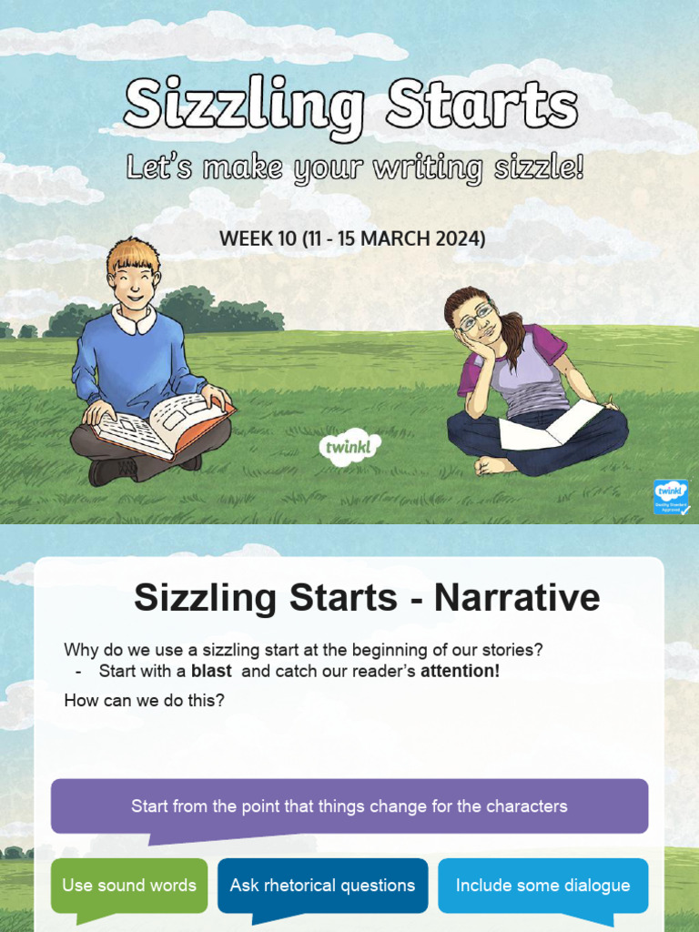 Sizzling Starts: Engaging Story Techniques | PDF