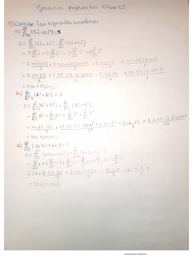 Ejercicios Propuestos Clase 25 | PDF