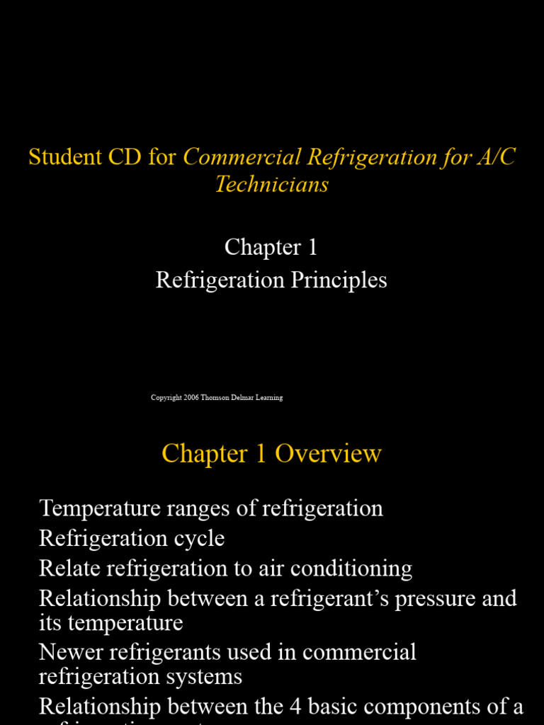 Commercial Refrigeration For A:C Technicians | PDF