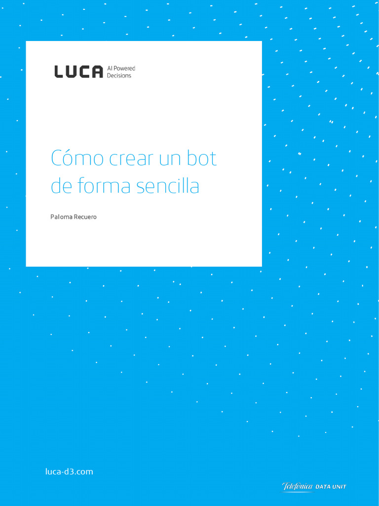 Como Crear Un Bot | PDF | Internet Bot | Chat en linea