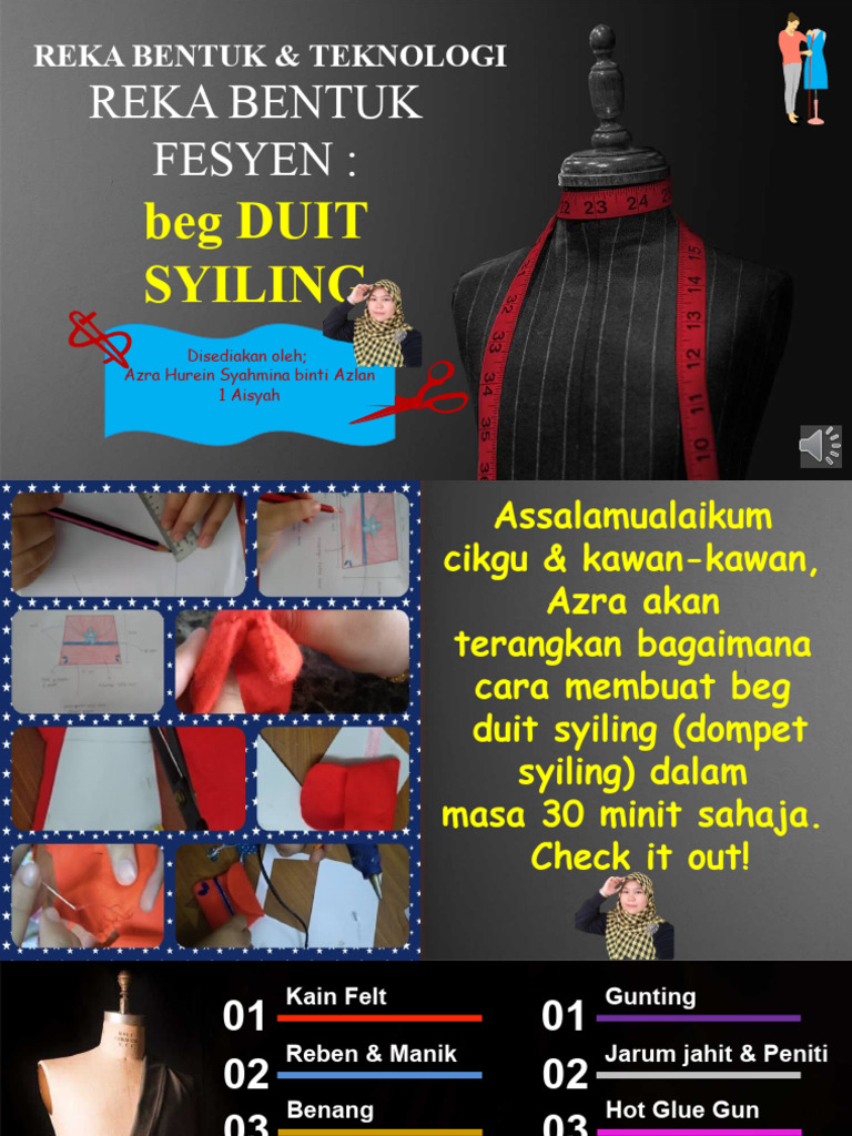 Projek RBT Tingkatan 2 Beg Dompet | PDF