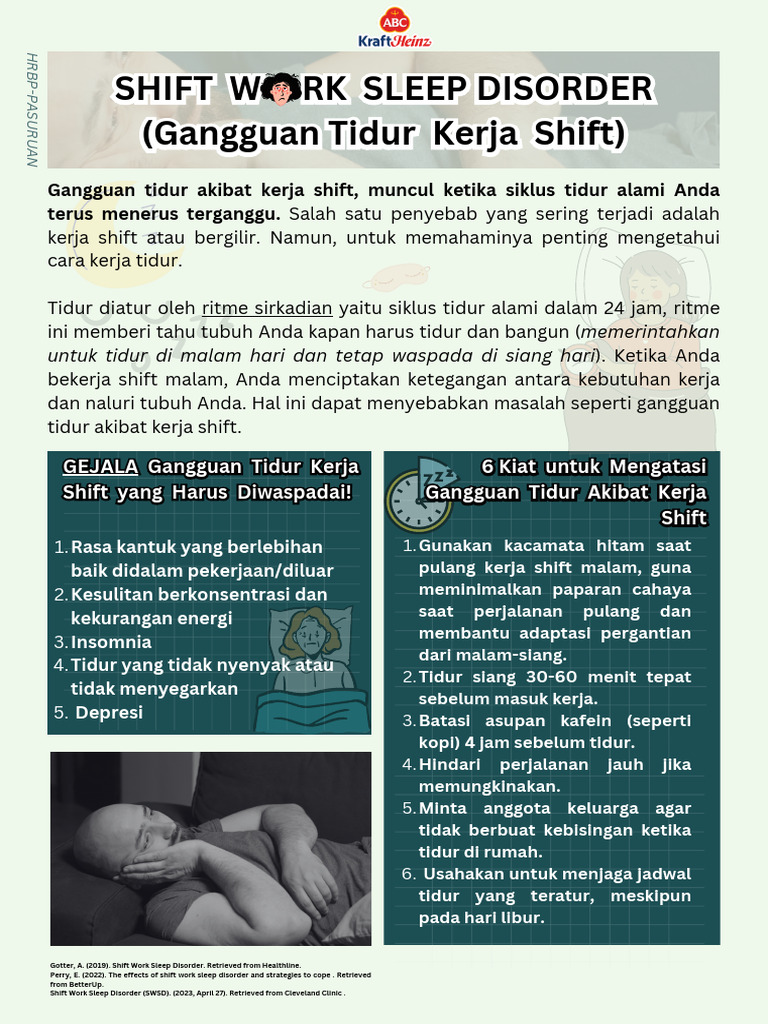 Shift Work Sleep Disorder | PDF