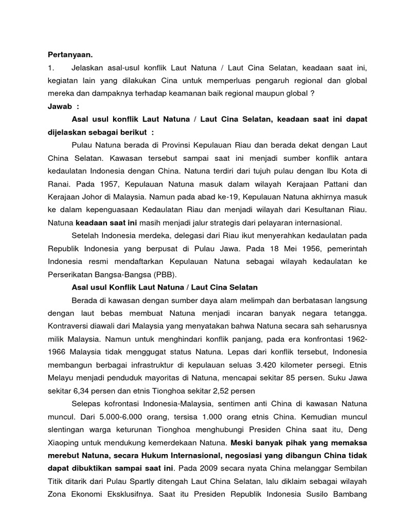 Dokumen - 4 Persoalan Isu Regional | PDF | Ilmu Sosial | Perjalanan