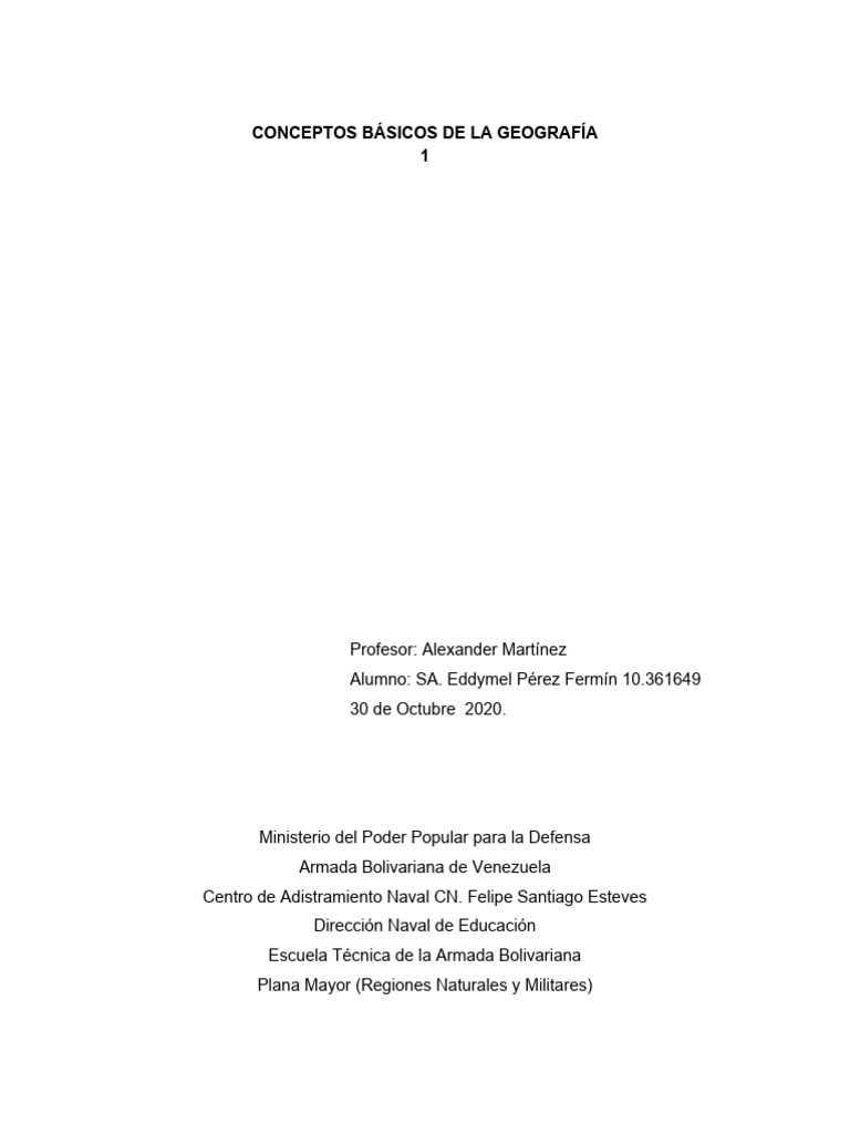 Conceptos Basicos de La Geografia | PDF | Geografía | Geografía Física Conceptos Basicos de La Geografia | PDF | Geografía | Geografía Física